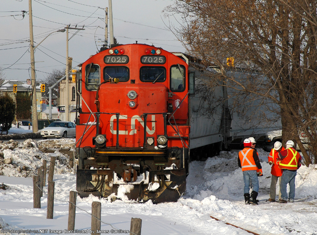 CN 580 derailed on the Burford Spur